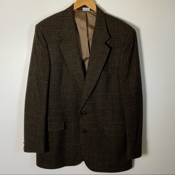 Orvis | Suits & Blazers | Vintage Orvis Mens Tweed Jacket With Suede ...